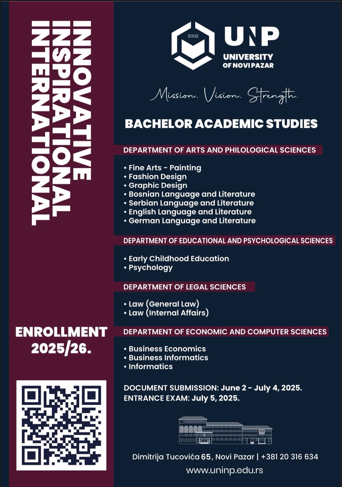 Enrollment 2025/26. - Enrollment 2025/26.